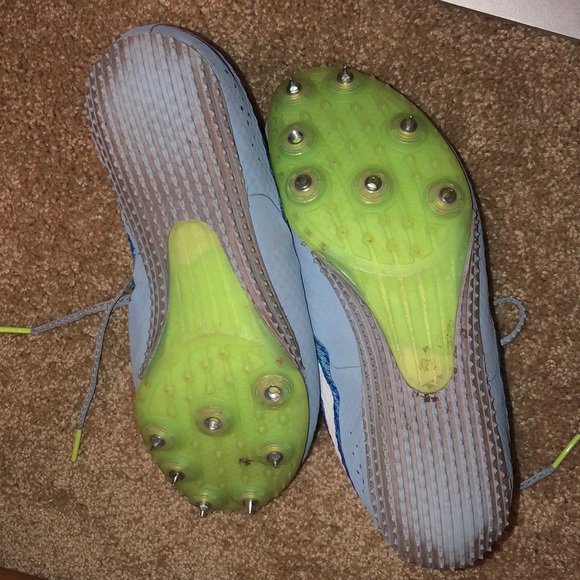 Nike | Shoes | Nike Zoom Rival Bluegreen Track Spikes | Poshmark